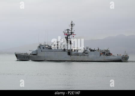 FS Commandant L'Herminier (F791), a D'Estienne d'Orves-class aviso ...