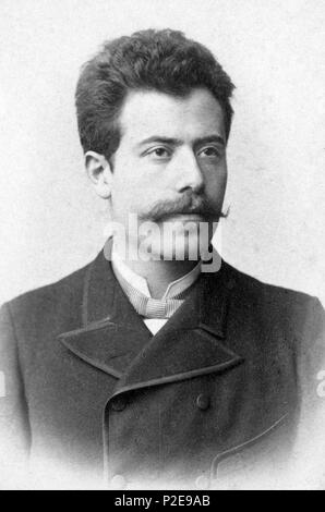Gustav Mahler. Portrait of the Austro-Bohemian composer and conductor ...