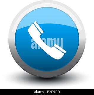icon telephone call 2d on white background Stock Vector Image & Art - Alamy