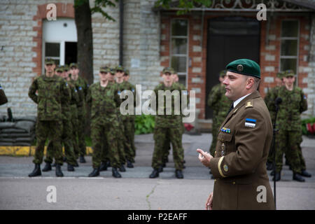Lt. Col. René Innos, battalion commander of Staabi- ja sidepataljon ...