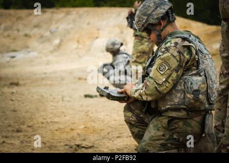 Soldiers from the 122nd Aviation Support Battalion, 82nd Combat ...