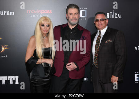 Victoria Gotti, John Travolta & John A Gotti attending the Gotti ...