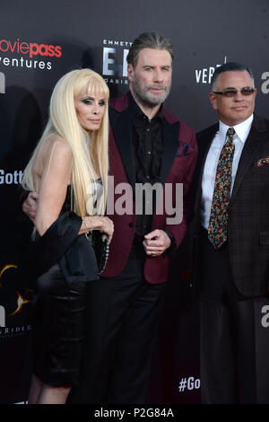 Victoria Gotti, John Travolta & John A Gotti attending the Gotti ...