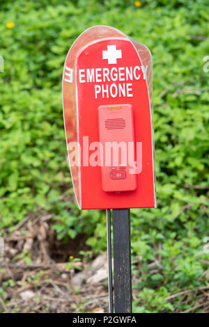 Swimming pool emergency red button alarm Stock Photo - Alamy