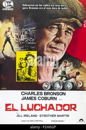 The Hard Times Year 1975 Director Walter Hill James Coburn Stock Photo ...