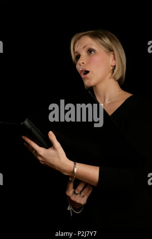 Generic - soprano, singer. Lucy van Gasse Stock Photo - Alamy