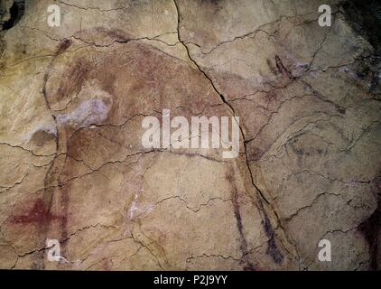 ALTAMIRA DEER PAINTING Stock Photo - Alamy