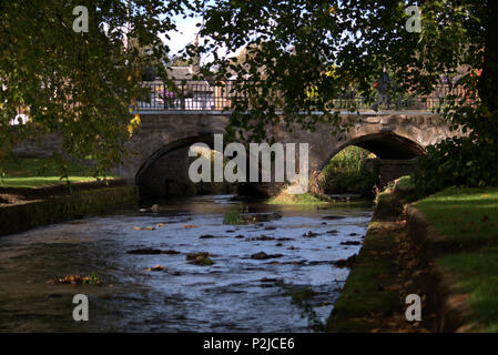 Bridge over Powmillon Burn, Strathaven, Lanarkshire, Scotland ...