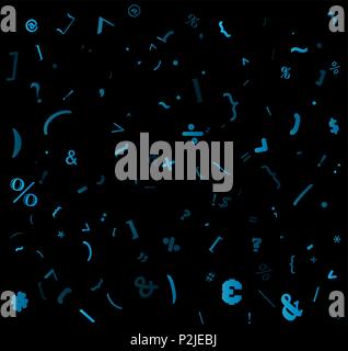 random special sign, colon alphabet beautiful background design Stock ...