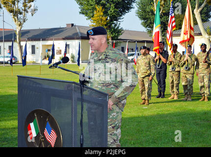 Command Sgt. Maj. Daniel B. Dennison, outgoing U.S. Army Garrison Italy ...