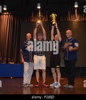 The 51st Fighter Wing command team presents the Airman of the quarter ...