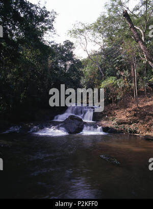 Waterfall, Santa Isabel, Sao Paulo, Brazil Stock Photo - Alamy