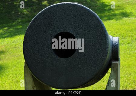 13 inch Union mortar at the Grand Gulf Military Park, used during the ...