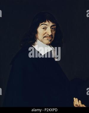 Rene Descartes. Portrait of the French mathematician and philosopher ...