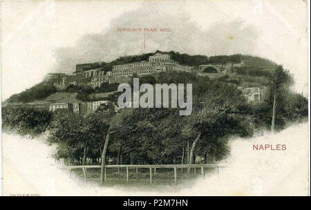 . Italiano: 'Naples - Bertolini's Palace Hotel - Salon Louis XV'. Hotel ...