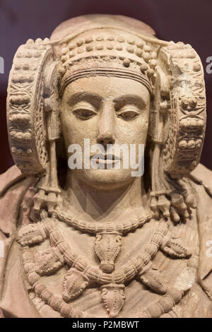 Madrid, Spain: Lady of Elche on display at the National Archaeological ...