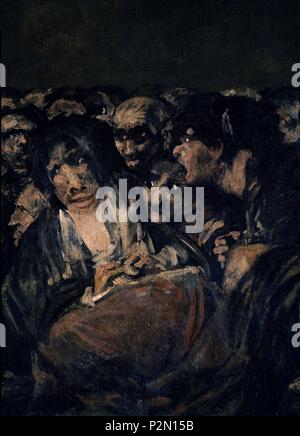 Museo del Prado "Witches Sabbath" by spanish artist Goya 1746 1828 ...
