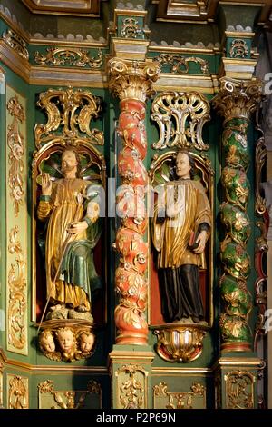 France, Haute Savoie, Cordon, Les sentiers du baroque, Our Lady of ...