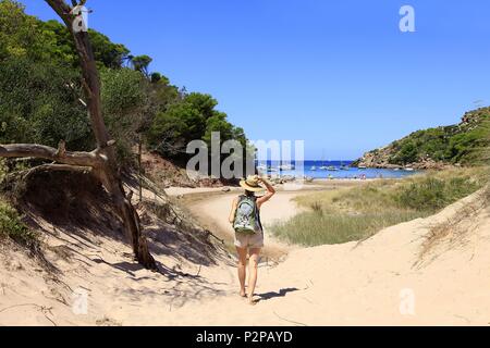 Spain, Baleares, Menorca, Platja des Bot Stock Photo - Alamy