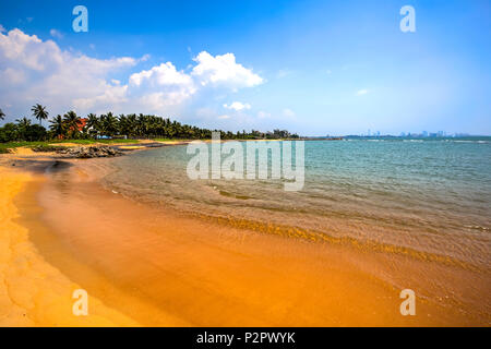 Palliyawatta beach in Wattala with clear waters and golden sands. In ...
