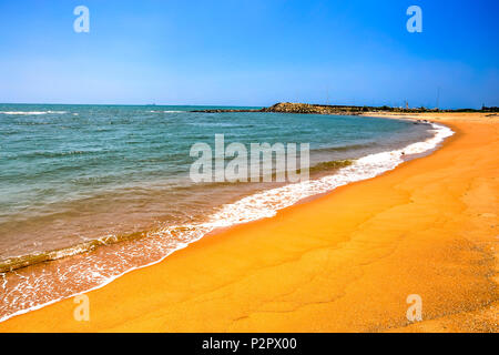 Palliyawatta beach in Wattala with clear waters and golden sands. In ...