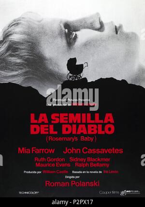 1968, Film Title: ROSEMARY'S BABY, Director: ROMAN POLANSKY, Studio: PARAMOUNT, Pictured ...