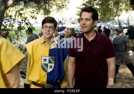 CHRISTOPHER MINTZ-PLASSE, PAUL RUDD, ROLE MODELS, 2008 Stock Photo - Alamy