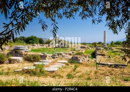Greece, Samos island, the Heraion of Samos is one of the most important ...
