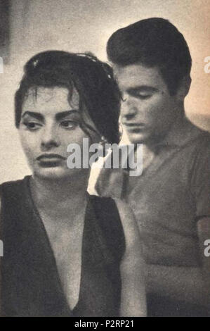 Sophia Loren & Rik Battaglia Film The River Girl (La donna del fiume ...