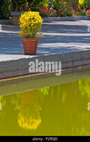 Typical traditional decoration courtyard in Lisbon. Traditional ...