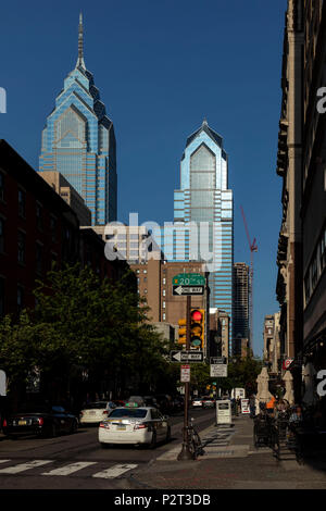 LIBERTY PLACE ONE AND TWO PHILADELPHIA PENNSYLVANIA Stock Photo - Alamy