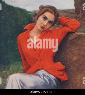 . Italian actress Leonora Ruffo . January 1958. Unknown 47 Leonora ...