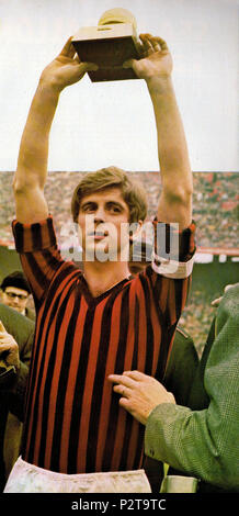 Gianni Rivera (Milan AC) Ballon d'Or 1969 Stock Photo - Alamy