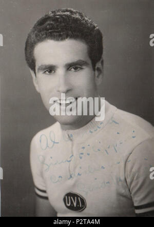 . Guido Messina . 1950s. Museo Ciclismo 38 Guido Messina 2 Stock Photo ...