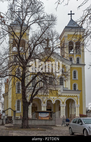 RAKOVSKI, BULGARIA - DECEMBER 31 2016: The Roman Catholic church ...