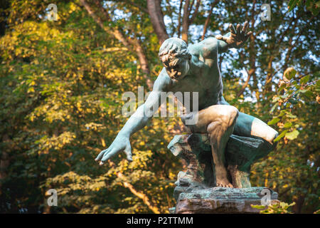 Statue Of God Of The North Wind Boreas Dieu Borée At Josaphat Park