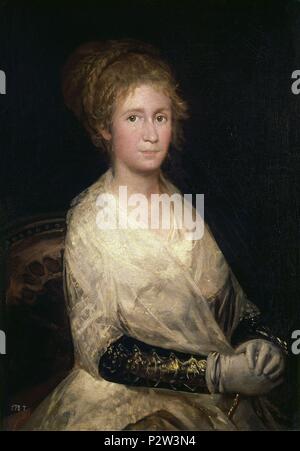 *Josefa Bayeu*, painted by Francisco Goya, is a detailed portrait of ...