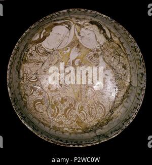 CERAMICA IRANI-PLATO DE BARRO ROJO S IX. Location: MUSEO ARQUEOLOGICO ...