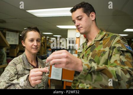 Australian Army Environmental Health Officer Lieutenant Matthew La ...