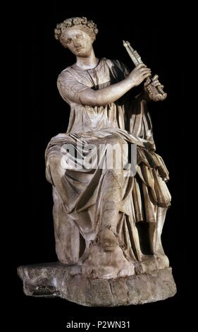 Euterpe, the muse of music in Greek mythology Stock Photo: 171190413 ...