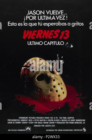 Friday the 13th: The Final Chapter Stock Photo - Alamy
