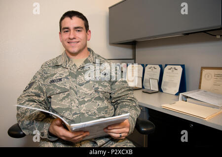 U.S. Air Force CMSgt Daniel B. Williams and MSgt Kurt Armstrong take ...