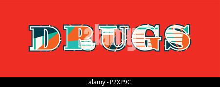 Drug and alcohol free sketch Stock Vector Art & Illustration, Vector ...