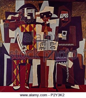 Pablo Picasso, Three Musicians at the Museum of Modern Art, MoMA, in ...