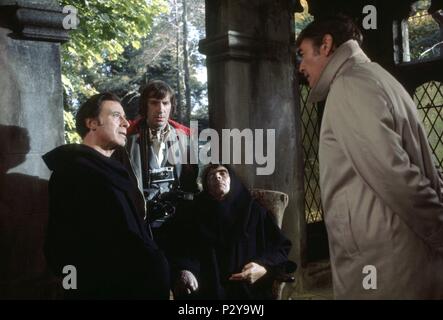 David warner and Gregory Peck / The Omen / 1976 directed by Richard ...
