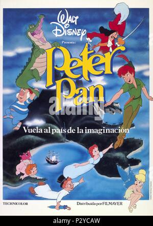 FILM POSTER, PETER PAN, 1953 Stock Photo - Alamy