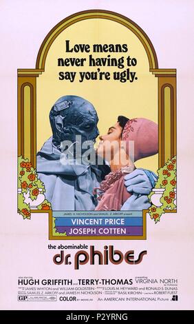 Original Film Title: THE ABOMINABLE DR. PHIBES. English Title: THE ...