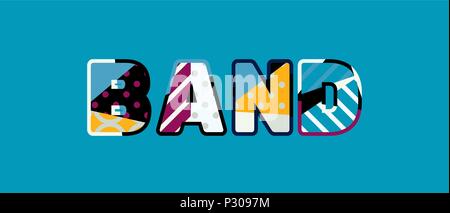The word PLAY concept written in colorful abstract typography. Vector ...