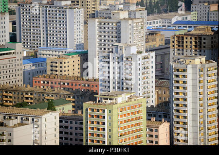 Residential buildings in Pyongyang Stock Photo - Alamy