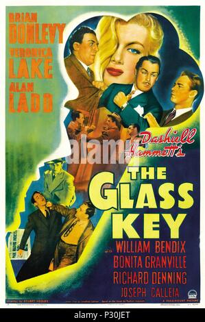 THE GLASS KEY 1942 Paramount Pictures film with from left Brian Donlevy ...